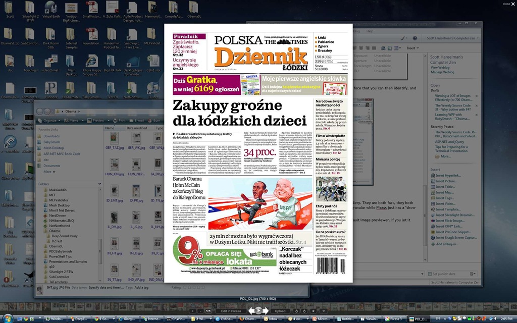 Viewing a LOT of Images Effectively (plus 700 Obama Newspaper Covers in Silverlight Deep Zoom ...